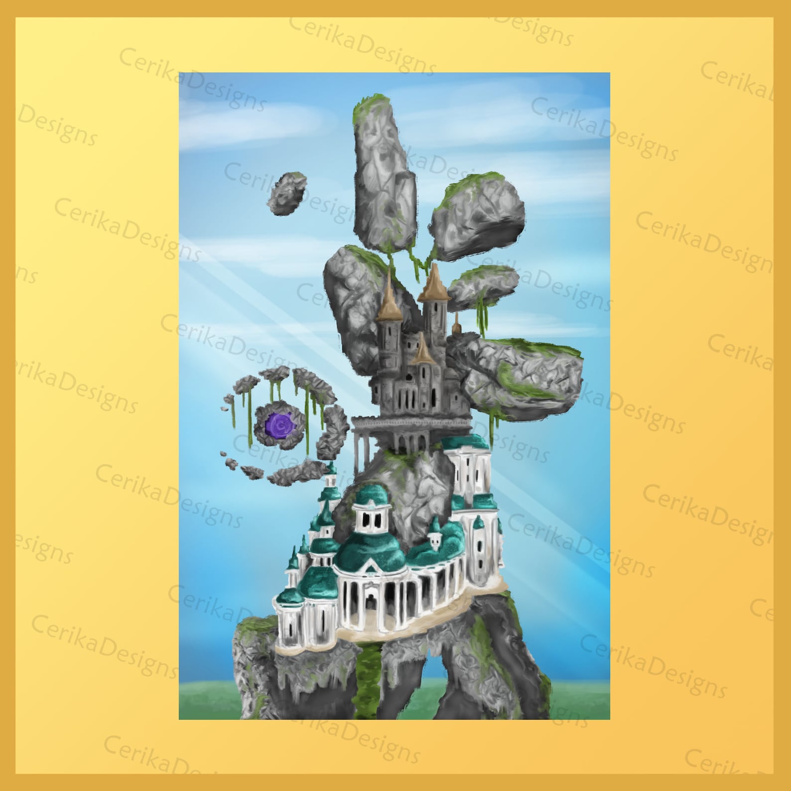 Hermitcraft Grian's Season 9 Base Art Print - Etsy Australia