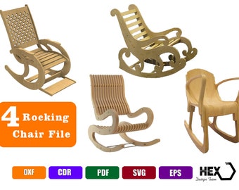 Laser Cut Rocking Chair File - Etsy