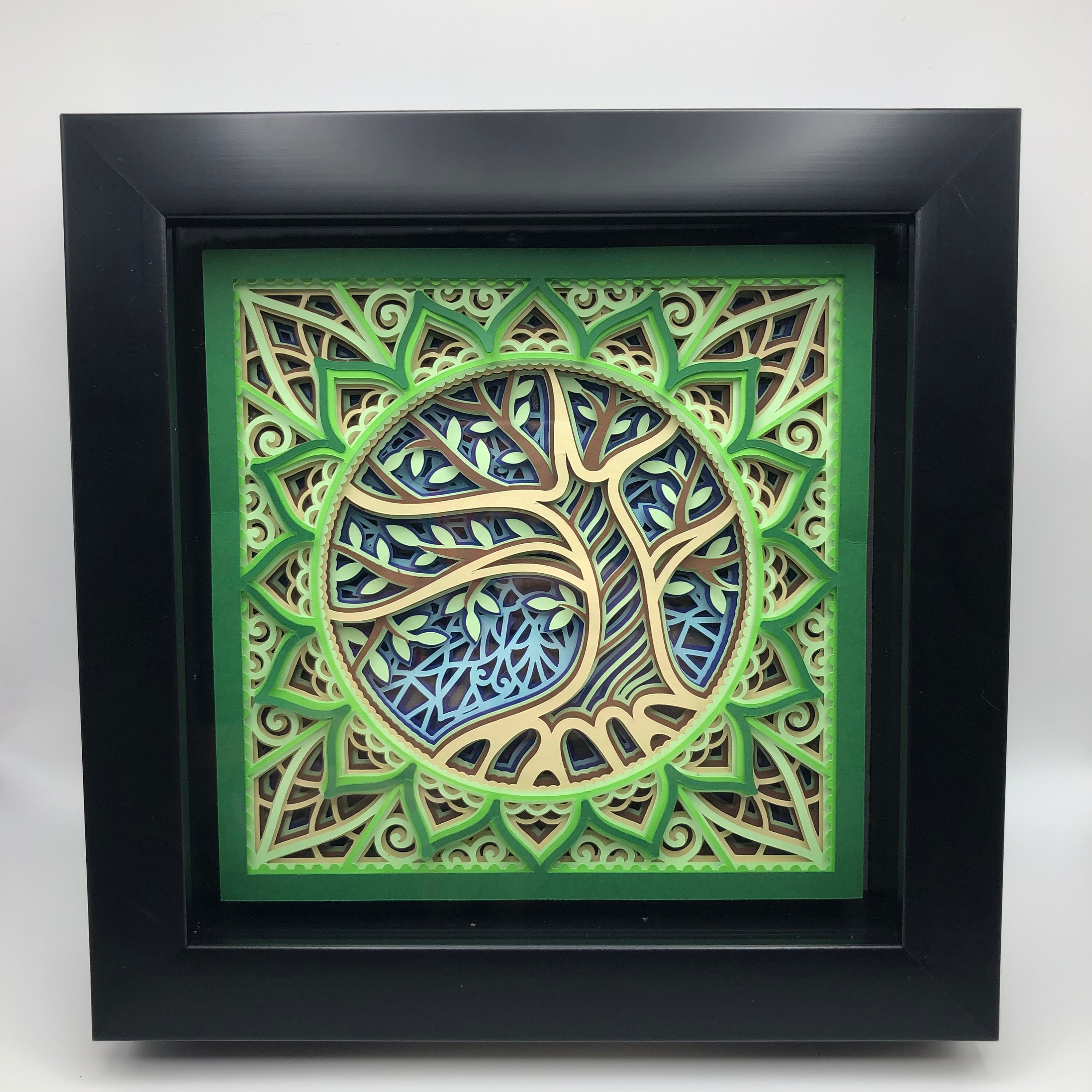 3D Tree of Life Shadow Box Tree of Life Shadow Box 3D - Etsy