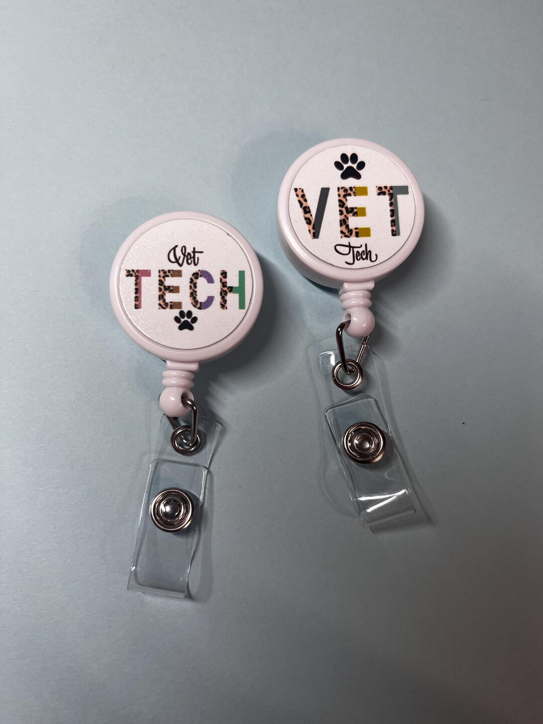 Vet Tech Badge Reels| Veterinary Badge Reel| Veterinary Technician ...