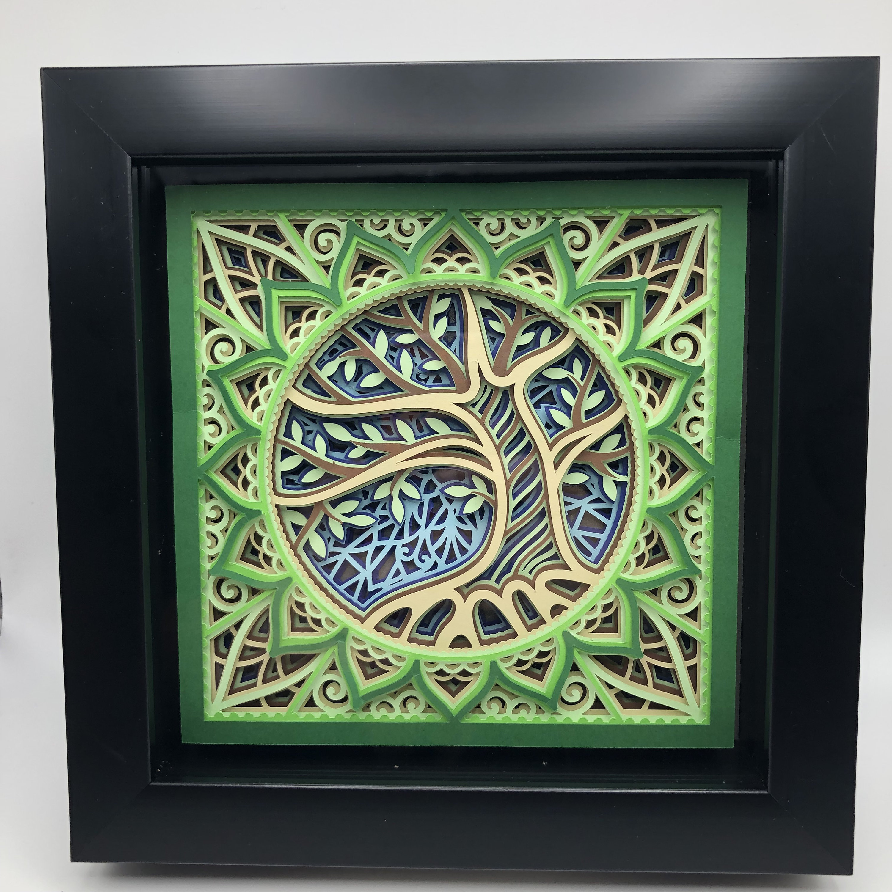 3D Tree of Life Shadow Box Tree of Life Shadow Box 3D - Etsy