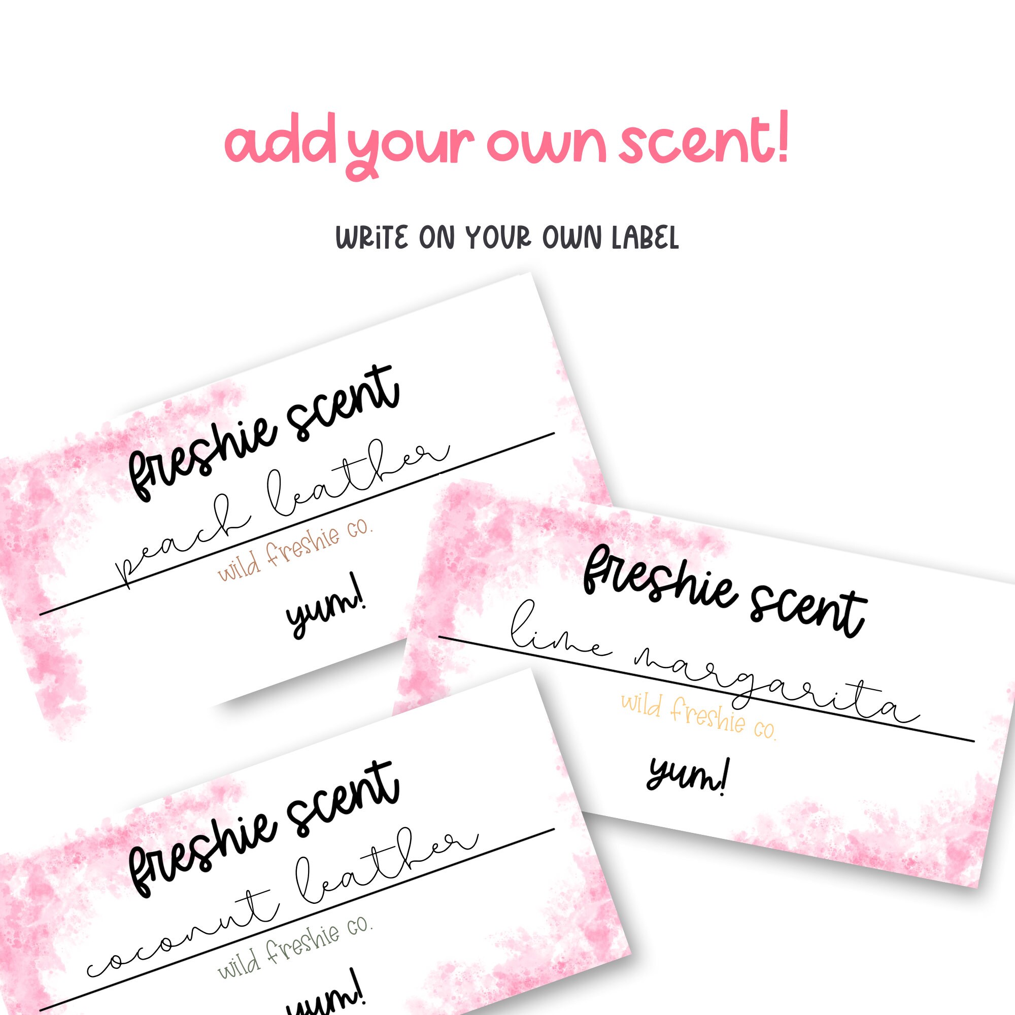 Printable Freshie Scent Label, Freshie Label, Instant Download Freshie ...