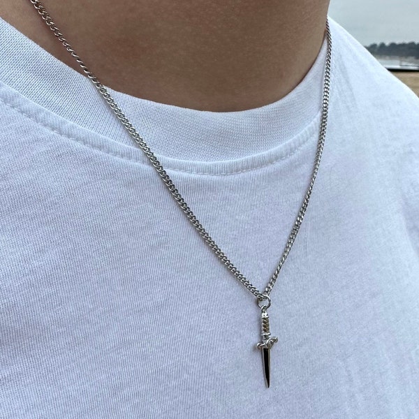 Dagger Necklace - Etsy