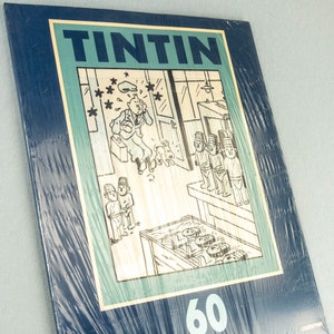 Tintin 60th Anniversary A3 Exhibition Book RARE Casterman 1989 1st UK ...