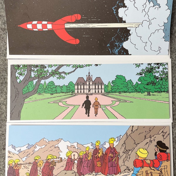 Tintin Greeting Card - Etsy