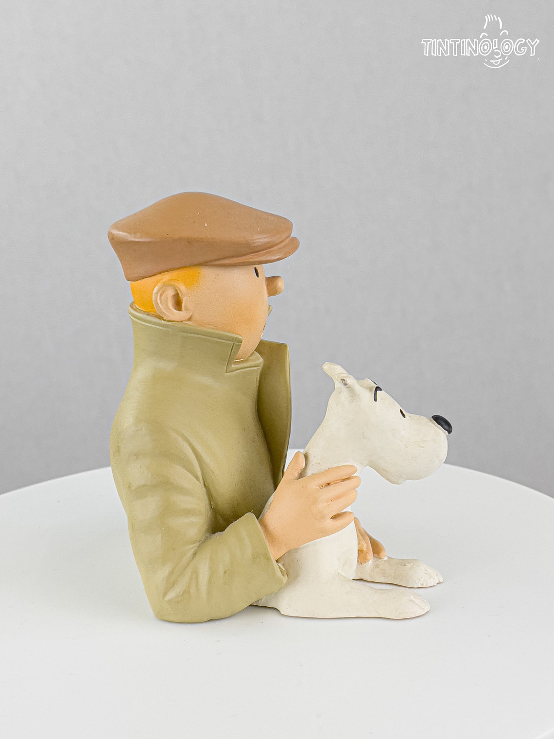 Statuette Pixi Regout 30009 Tintin in Cap & Snowy Bust: Broken Ear 1991 ...