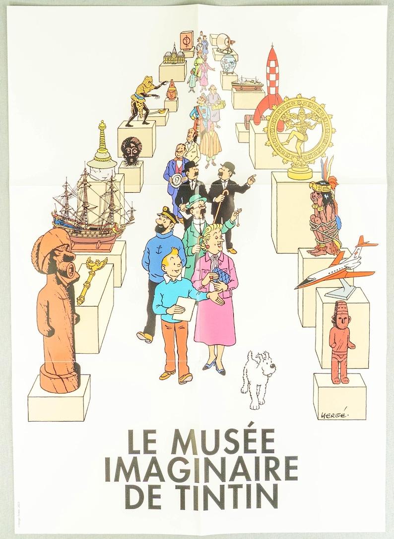 Le Musée Imaginaire De Tintin Jigsaw Puzzle + Poster 500 Pieces ...