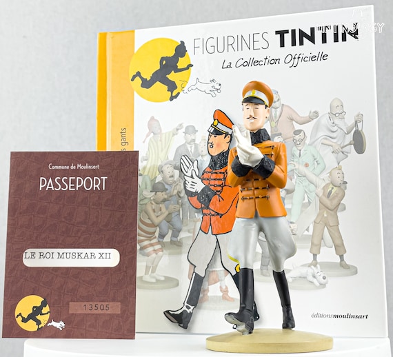 Tintin Figurines 20 King Muskar XII King Ottokar's - Etsy