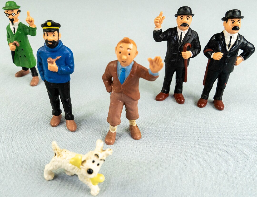 Vintage Tintin Figure Collection by Bully 1990s BUY INDIVIDUALLY ...
