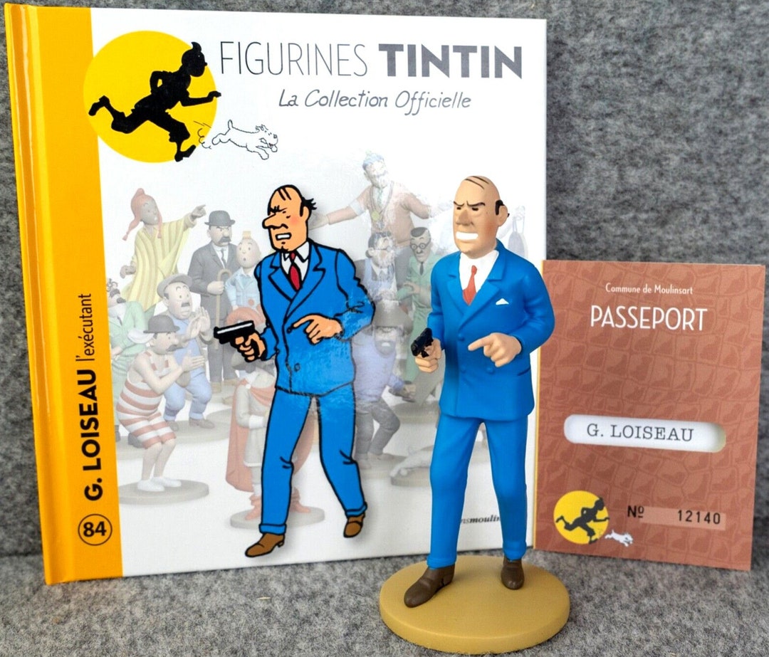 Tintin Figurine Officielle #84 Gustav Bird: Secret Unicorn ML Resin ...