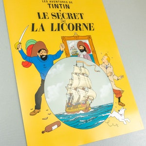 Moulinsart Tintin Title Cover Poster Collection #10-18 Official 50x70 ...