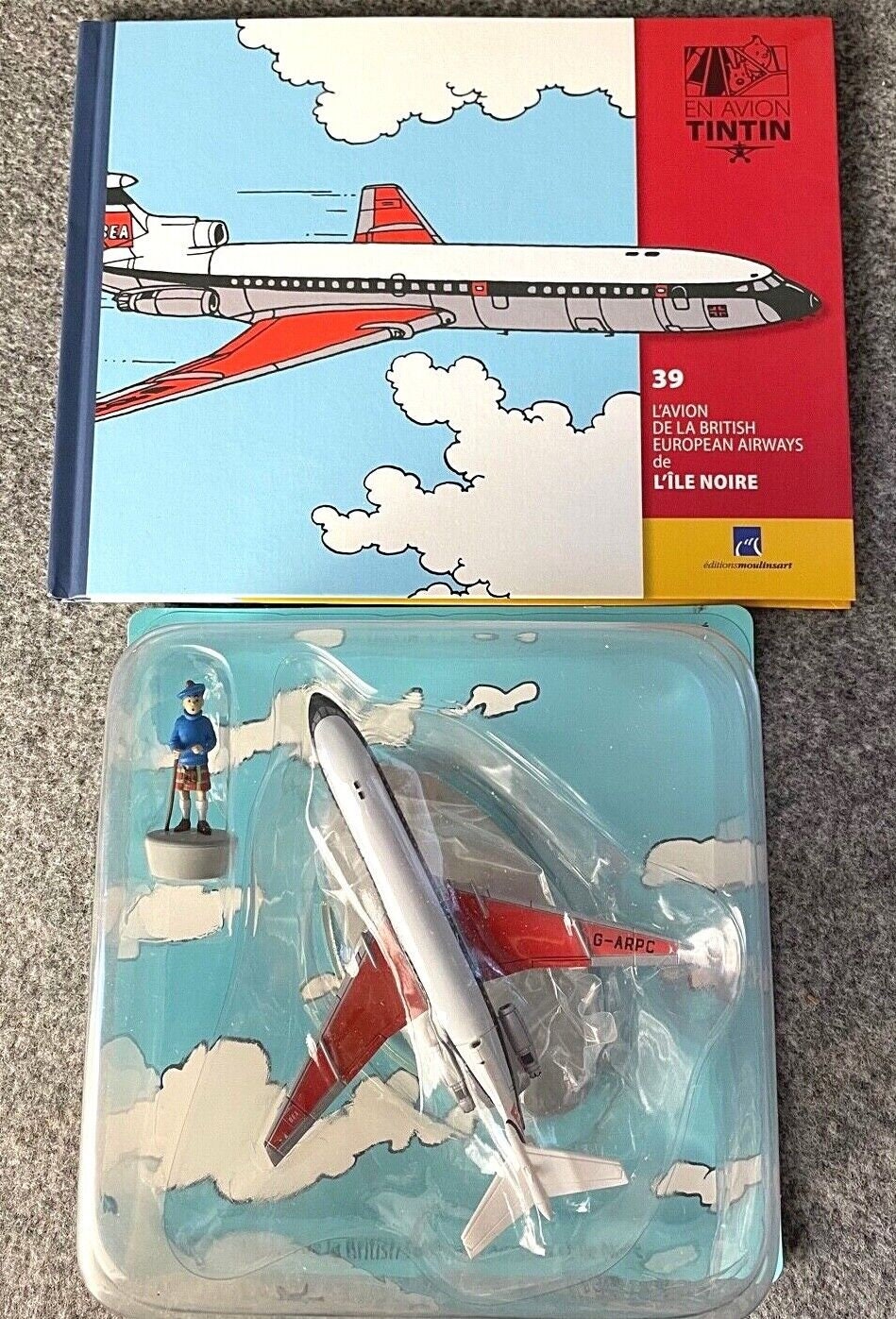 Hachette Tintin Plane 39 Hawker Trident: Black Island - Etsy