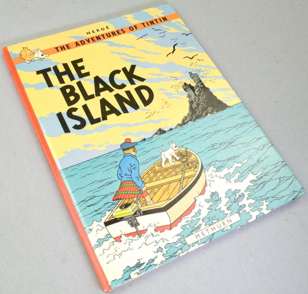 The Black Island Comic Book - Methuen 1975 UK Hardback 3rd Edition Rare ...
