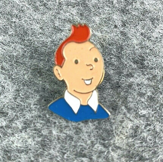Moulinsart Tintin Character Heads & Rocket Pin Badges… - Gem