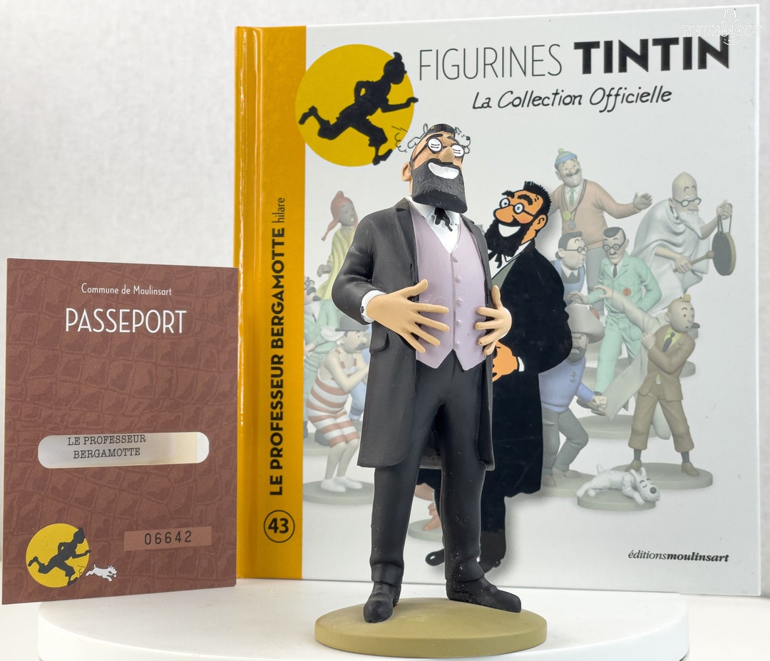 Tintin Figurine Officielle # 43 Professor Tarragon: Seven Crystal Balls ...