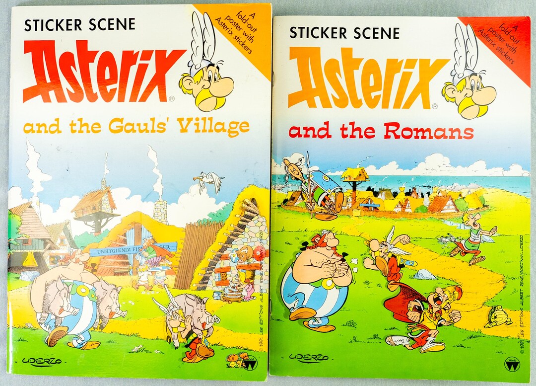 Asterix Sticker Scene Books Editions Egmont UK BUY INDIVIDUALLY Uderzo ...