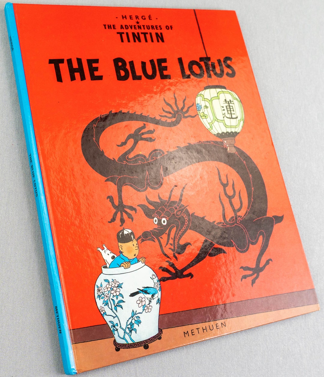 The Blue Lotus Methuen 1983 1st Edition Hardback Rare Tintin Book Herge ...