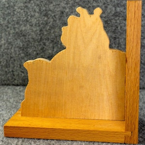 Set of 2 Vilac Wooden Tintin & Snowy Bookends 1993 Rare Painted 15x15cm ...