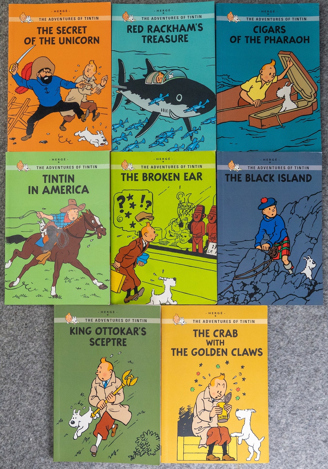 Tintin Young Readers Book Collection UK Egmont Paperback: BUY ...