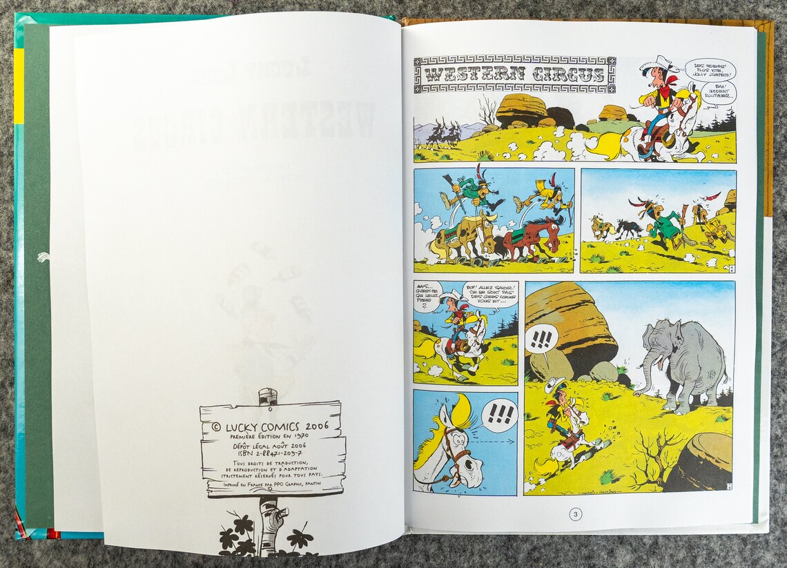 Lucky Luke: Western Circus Mini A5 HB Edition by Morris & Goscinny 2006 ...
