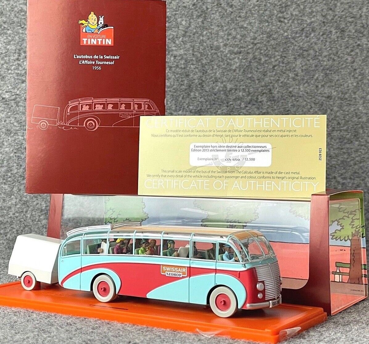 Atlas Tintin Car Swissair Bus: Calculus Affair 1/43 Scale - Etsy