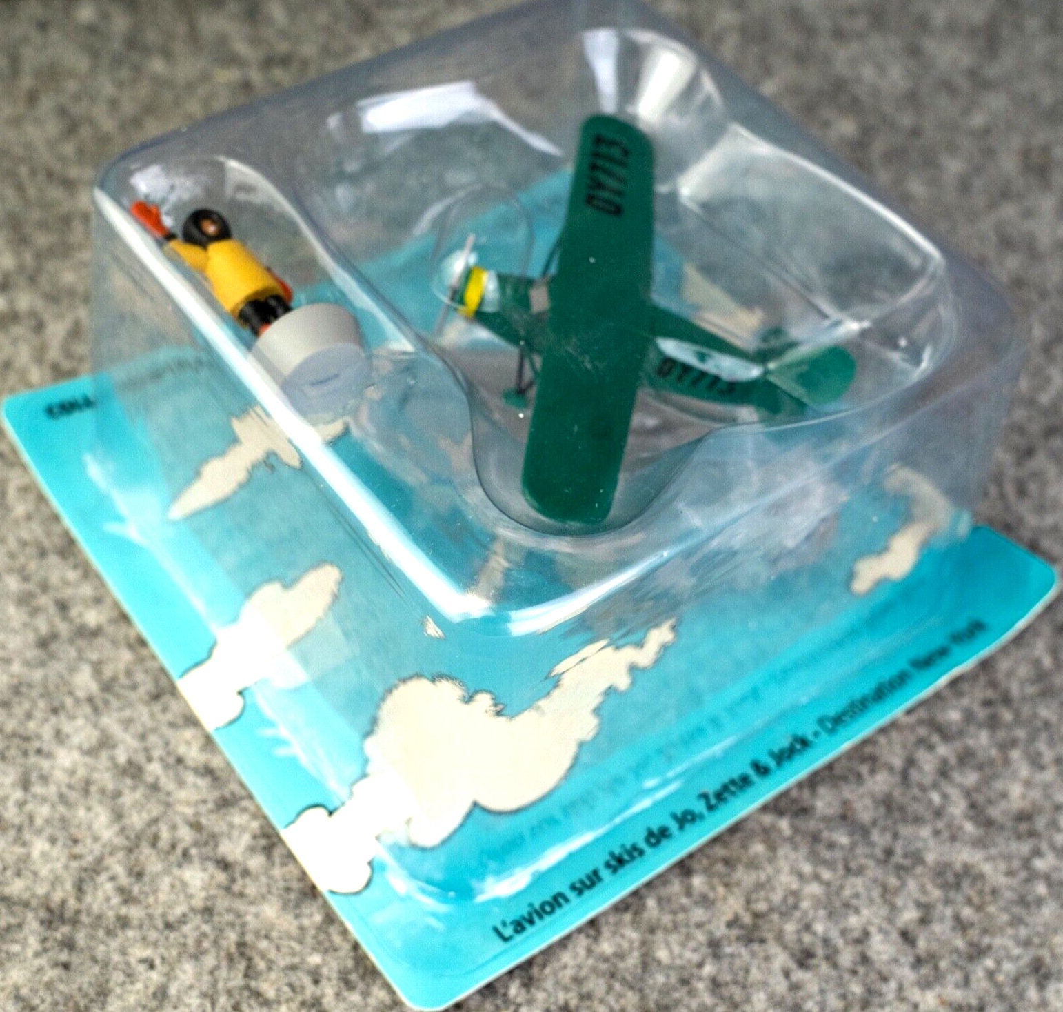 Hachette Avion Tintin 49 Ski Plane: Jo Zette Jocko Destination NY Model ...