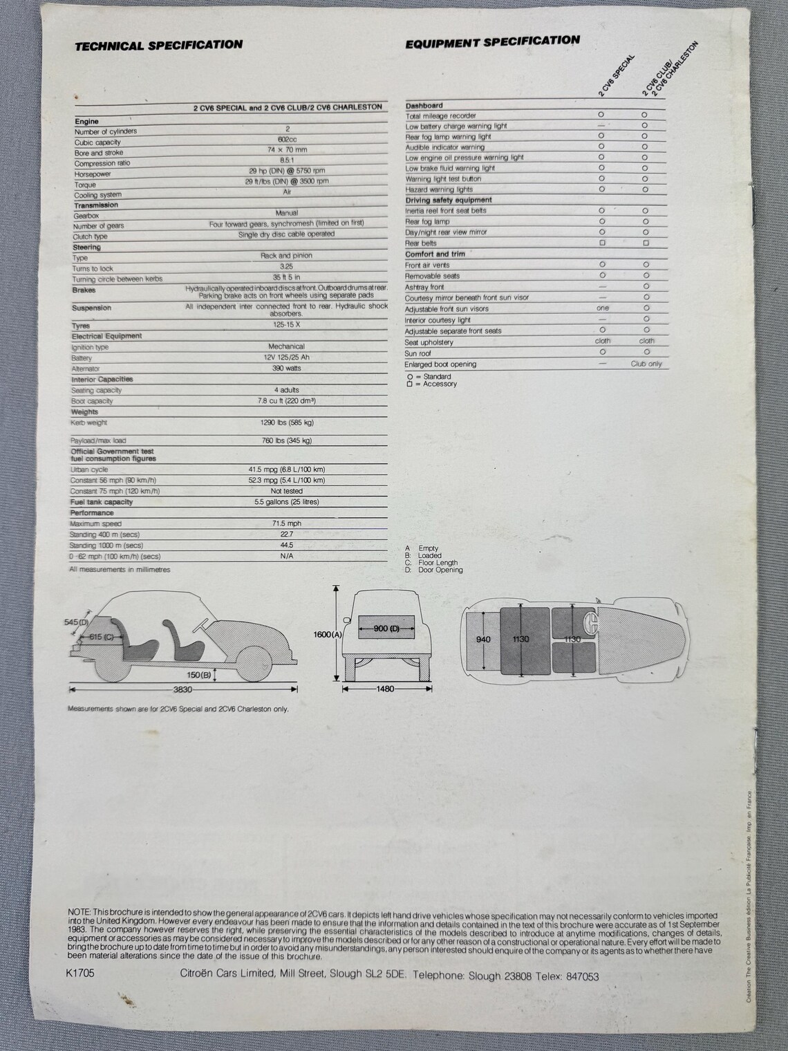 Rare 1984 Citroen Tintin Car Brochure: Journey to Planet 2CV6 by Herge ...