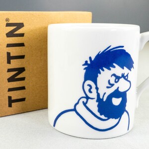 Tintin Calligraphy Character Mugs: by Moulinsart Herge 2022 Cups - Etsy