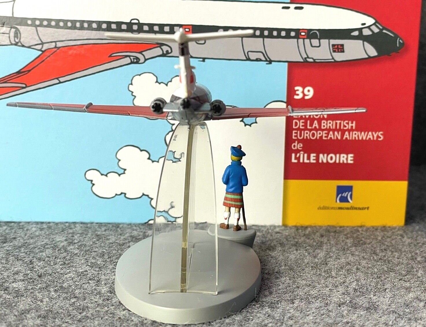 Hachette Tintin Plane 39 Hawker Trident: Black Island - Etsy