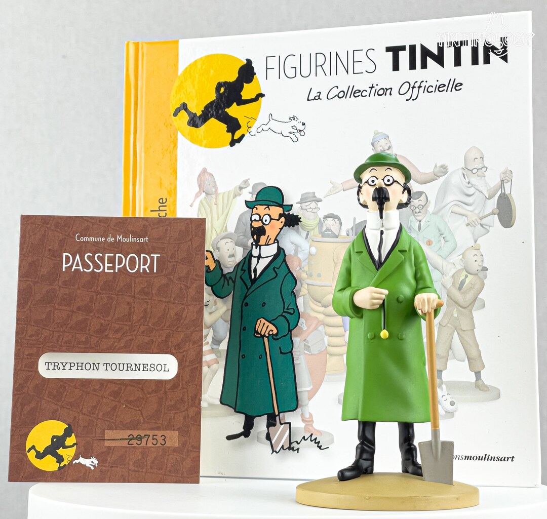 Tintin Figurines # 3 Professor Calculus - Red Rackham's Treasure Herge ...