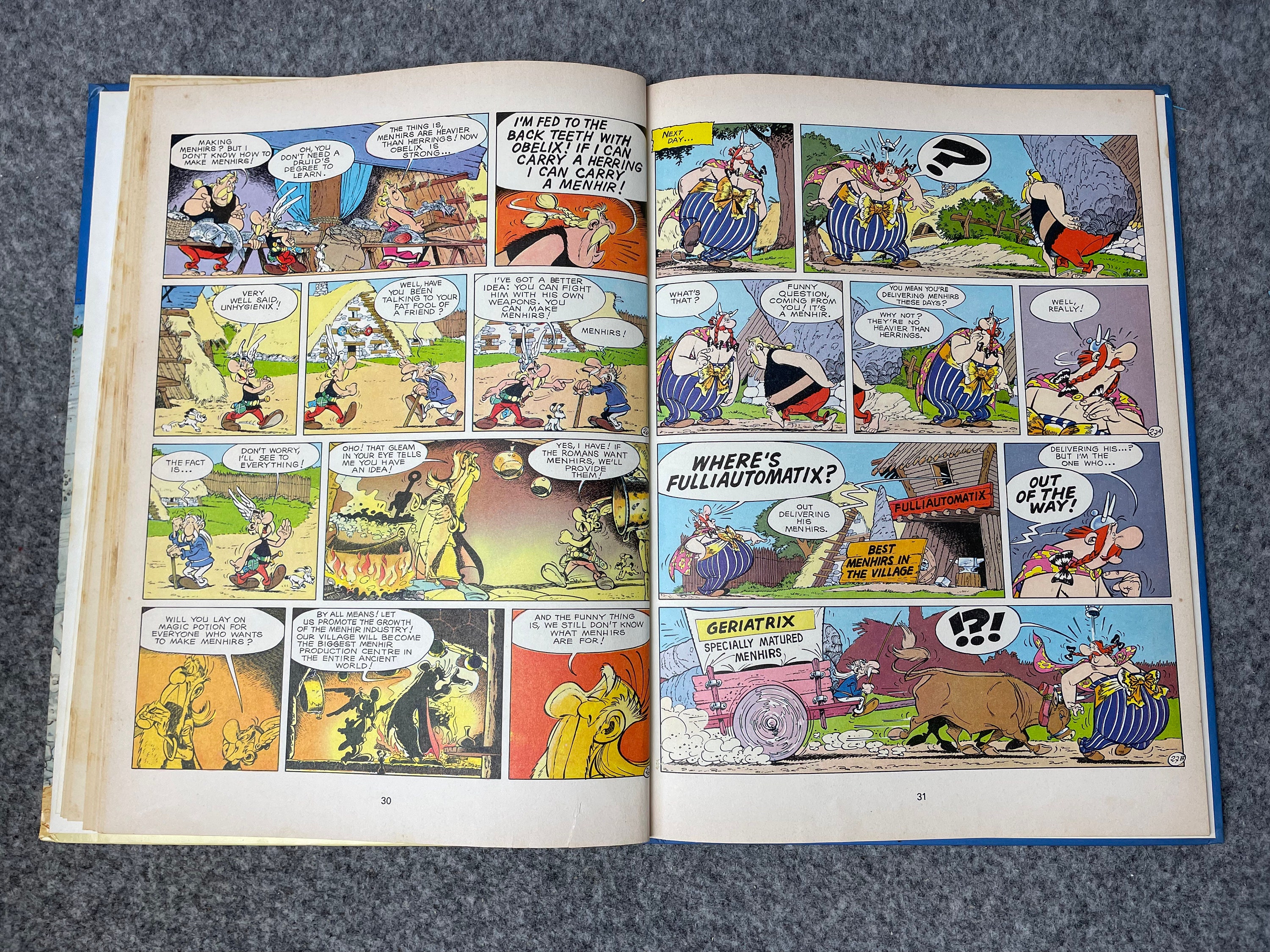 Asterix Obelix & Co 1979 Hodder/stoughton 2nd UK Edition Rare HB Comic ...