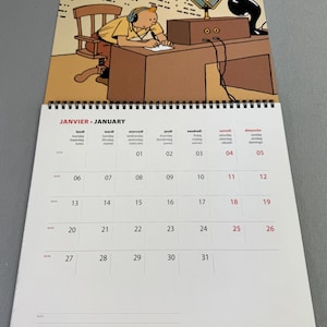 2025 Tintin Calendar & Diary Collection - Blue Lotus Moulinsart BUY ...