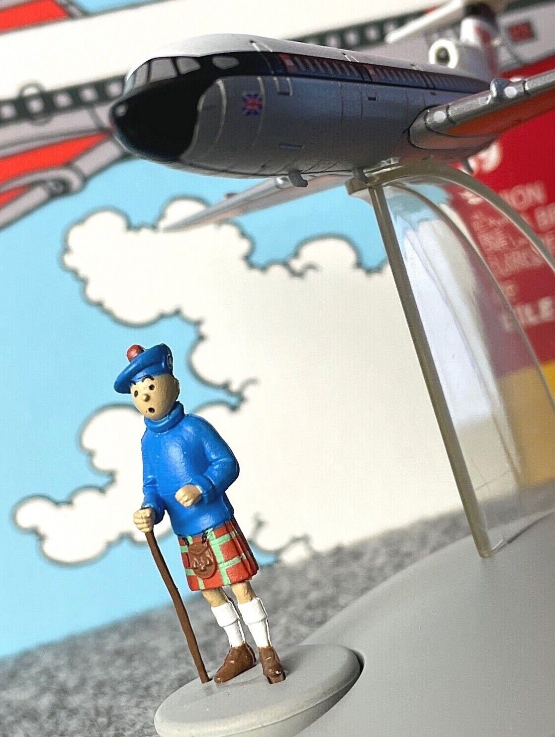 Hachette Tintin Plane 39 Hawker Trident: Black Island - Etsy