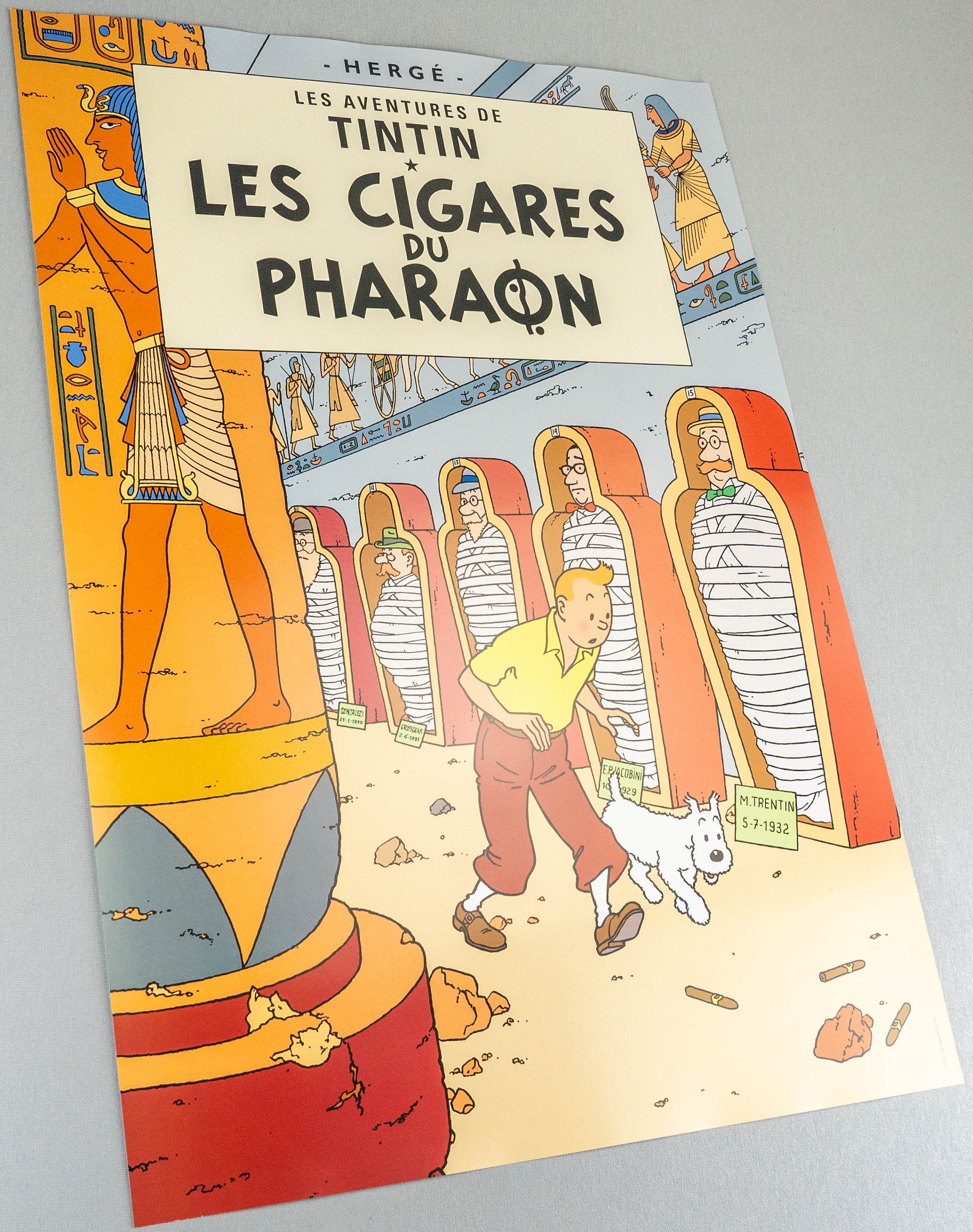 Moulinsart Tintin Title Cover Poster Collection #1-18 Official 50x70 ...