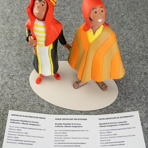 Statuette Moulinsart 46015 Abdullah & Zorrino Musee Imaginaire Tintin ...
