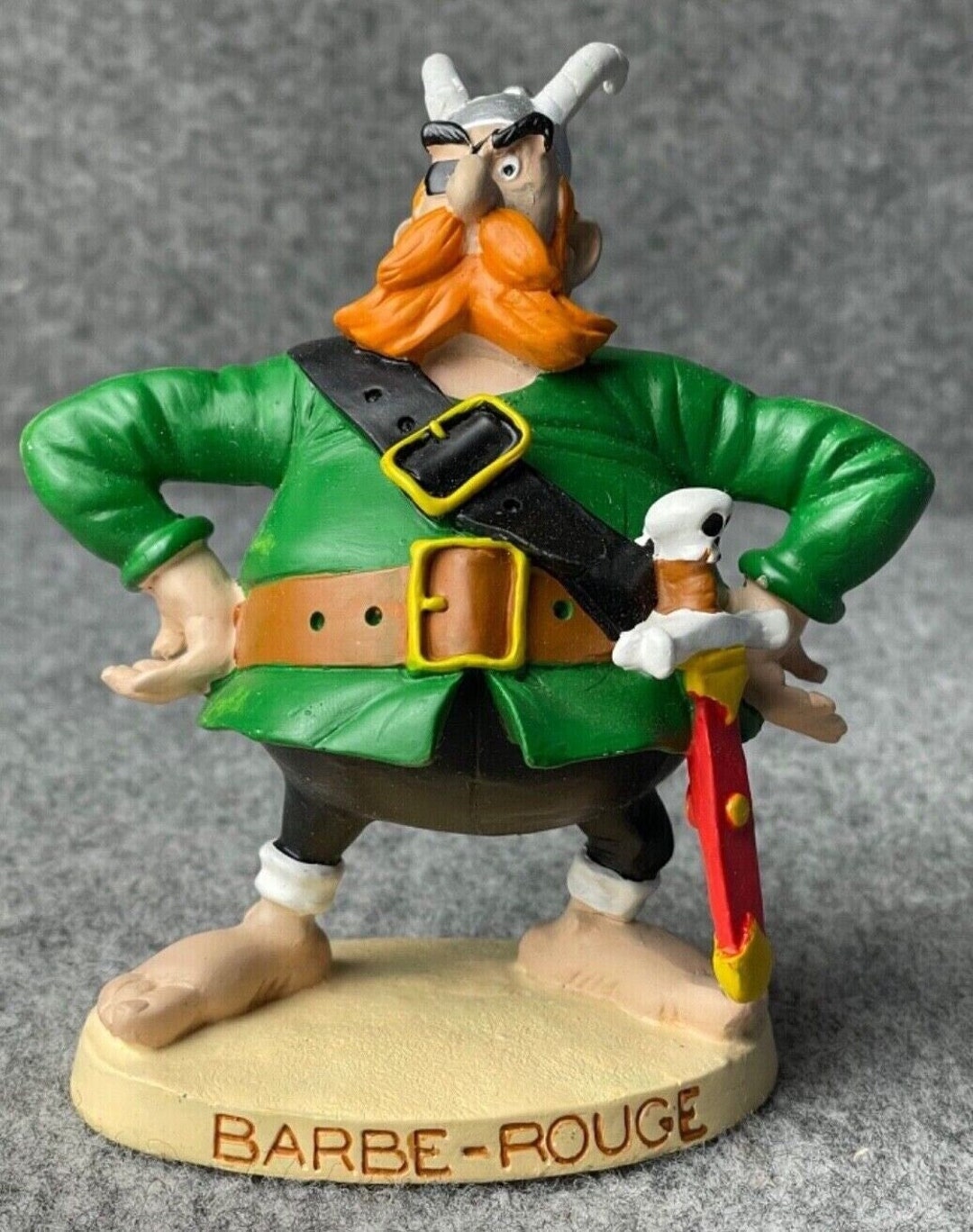 Plastoy Asterix Figurine #10 Barbe Rogue Editions Rene 14cm Model ...