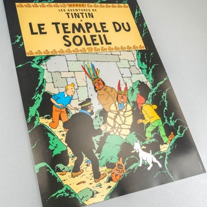 Moulinsart Tintin Title Cover Poster Collection #10-18 Official 50x70 ...