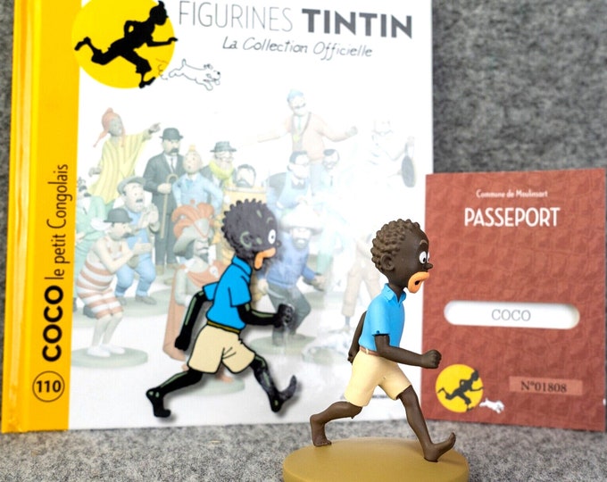 Figurines Officielles Tintin # 110 Coco : Congo Hergé modèle Figurine ...