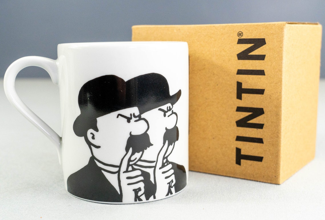 Tintin Calligraphy Character Mugs: by Moulinsart Herge 2022 Cups - Etsy
