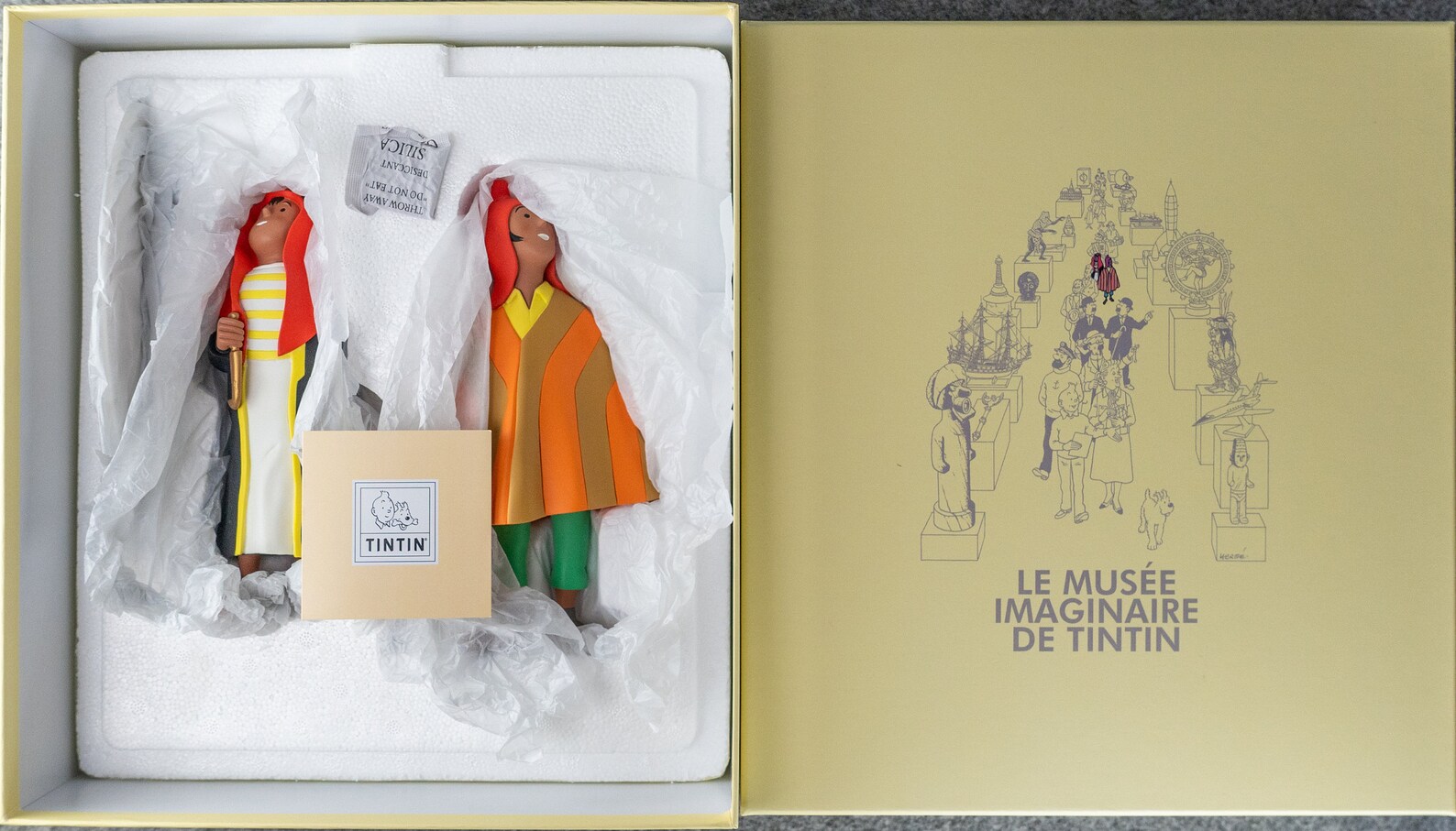 Statuette Moulinsart 46015 Abdullah & Zorrino Musee Imaginaire Tintin ...