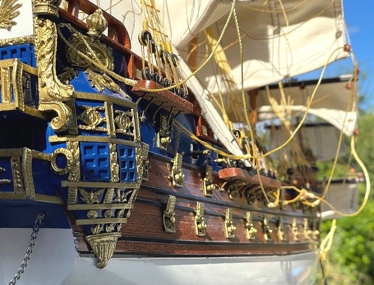 RARE Tintin Model Ship La Licorne 3 Mast 70cm Wood/metal - Etsy