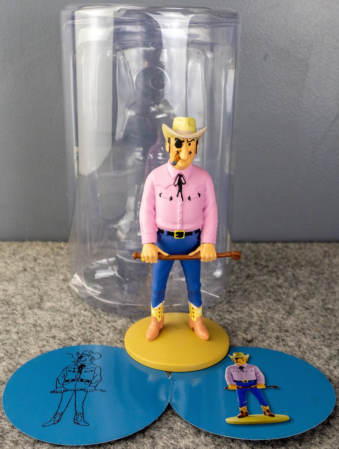 Tintin Figurine Moulinsart 42202 Rastapopoulos - Flight 714 12cm Resin ...