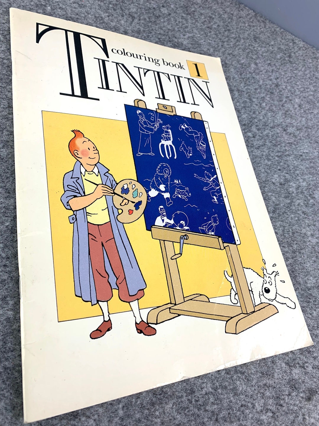 Tintin Colouring Book Volume 1: Methuen 1990 1st Edition Children's ...