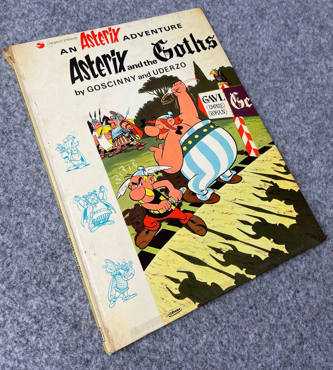 Asterix & the Goths 1975 Brockhampton 2nd UK Edition Rare HB Comic Book ...