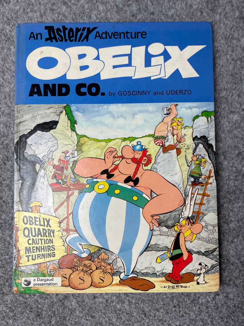 Asterix Obelix & Co 1979 Hodder/stoughton 2nd UK Edition Rare HB Comic ...