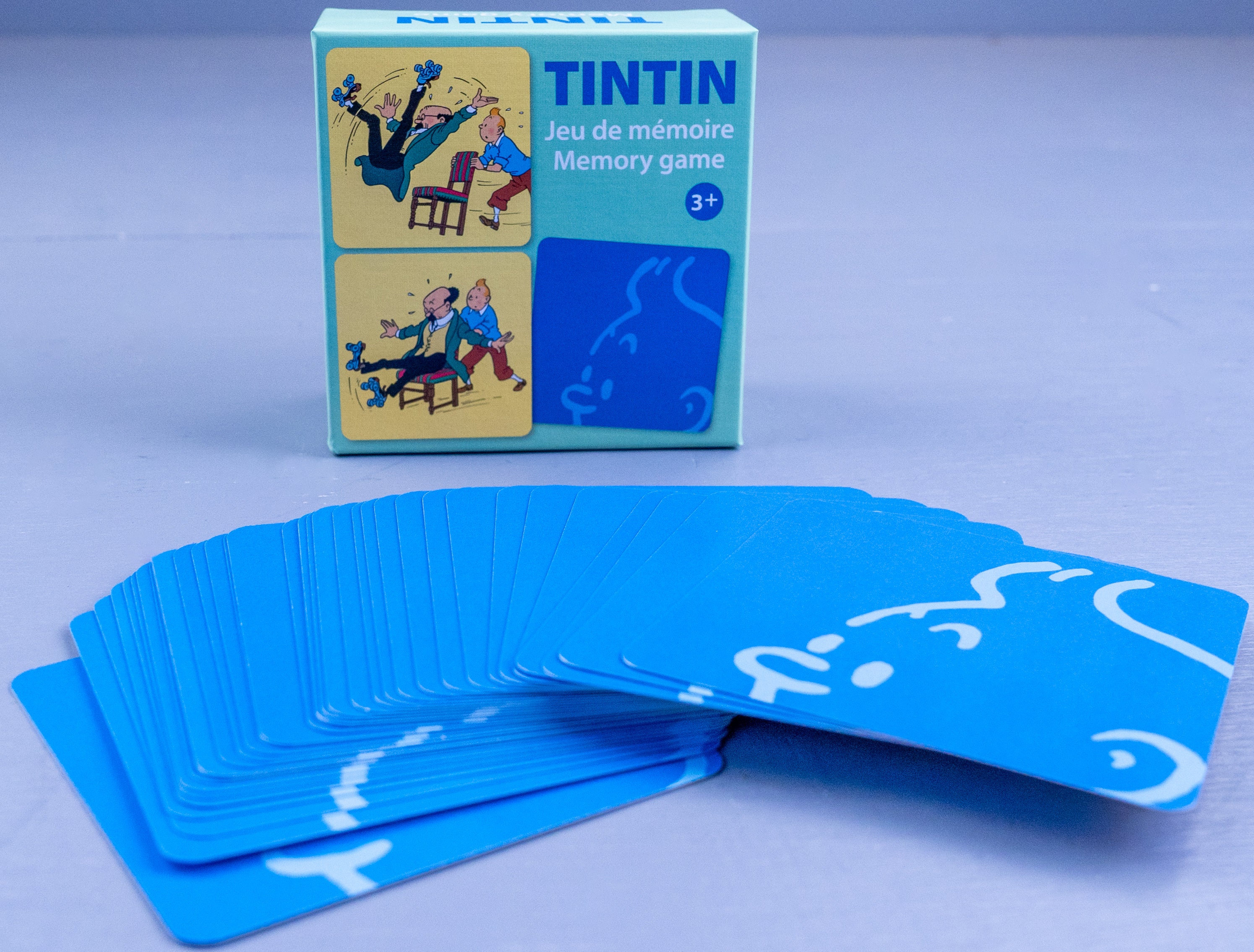 Moulinsart Tintin Memory Games X4 Actions/costumes/animals/characters ...