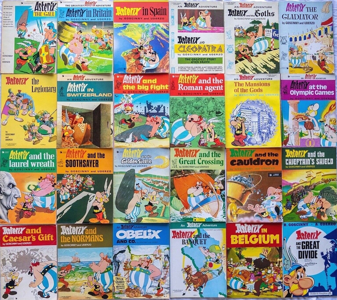 Set of Vintage 1970's Asterix PB Books #19-27 Hodder UK Editions Buy ...