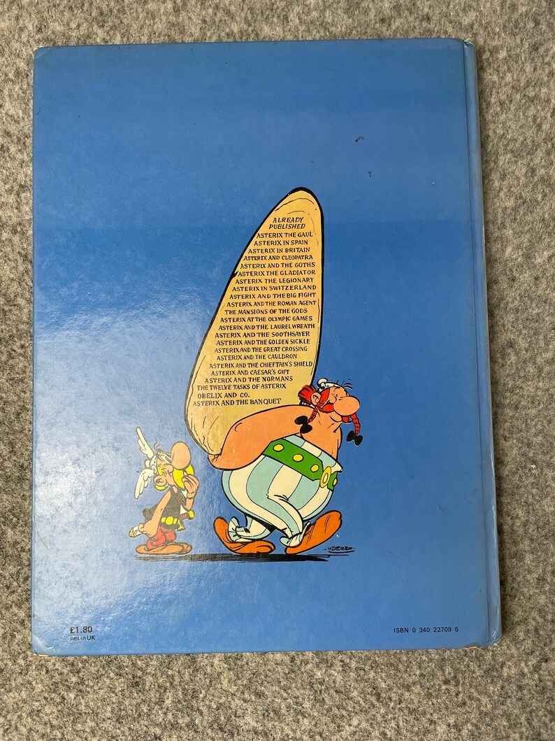 Asterix Obelix & Co 1979 Hodder/stoughton 2nd UK Edition Rare HB Comic ...