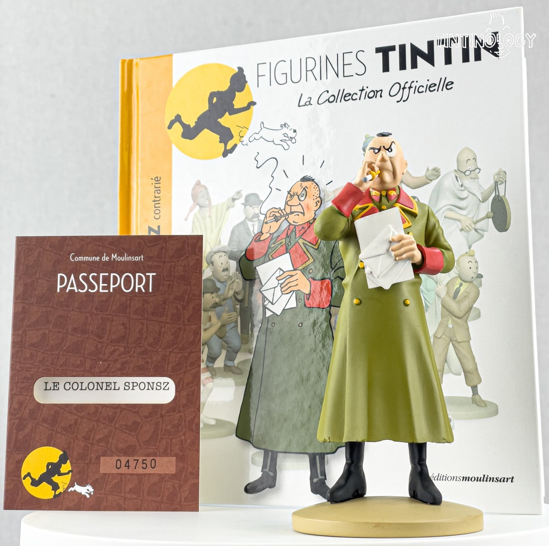 Tintin Figurine Officielle # 37 Colonel Sponsz - Calculus Affair Herge ...