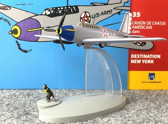 Hachette Tintin Plane 35 Avion De Chasse Destination New - Etsy